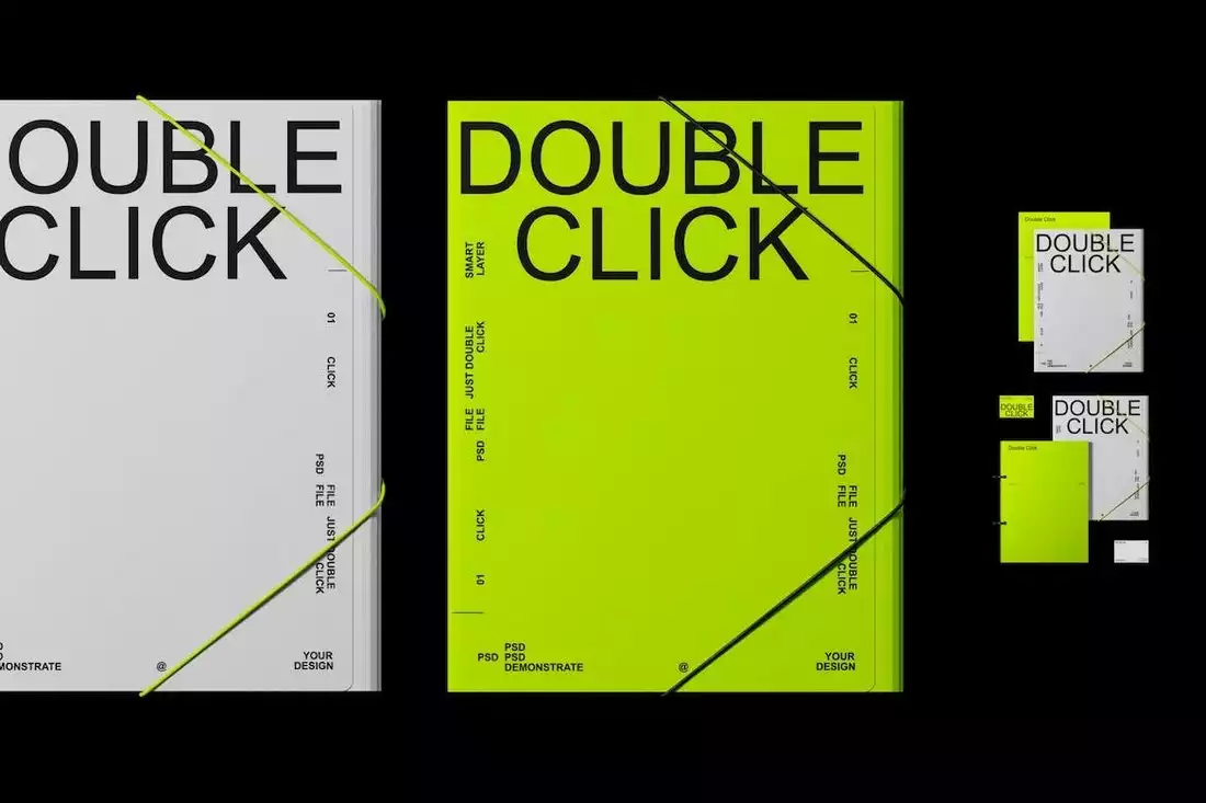 Brand Identity Book Cover Mockup Set | Design Shack