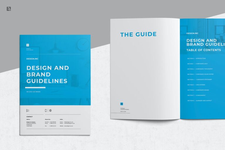 45+ Best Brand Manual & Style Guide Templates 2022 (Free + Premium ...