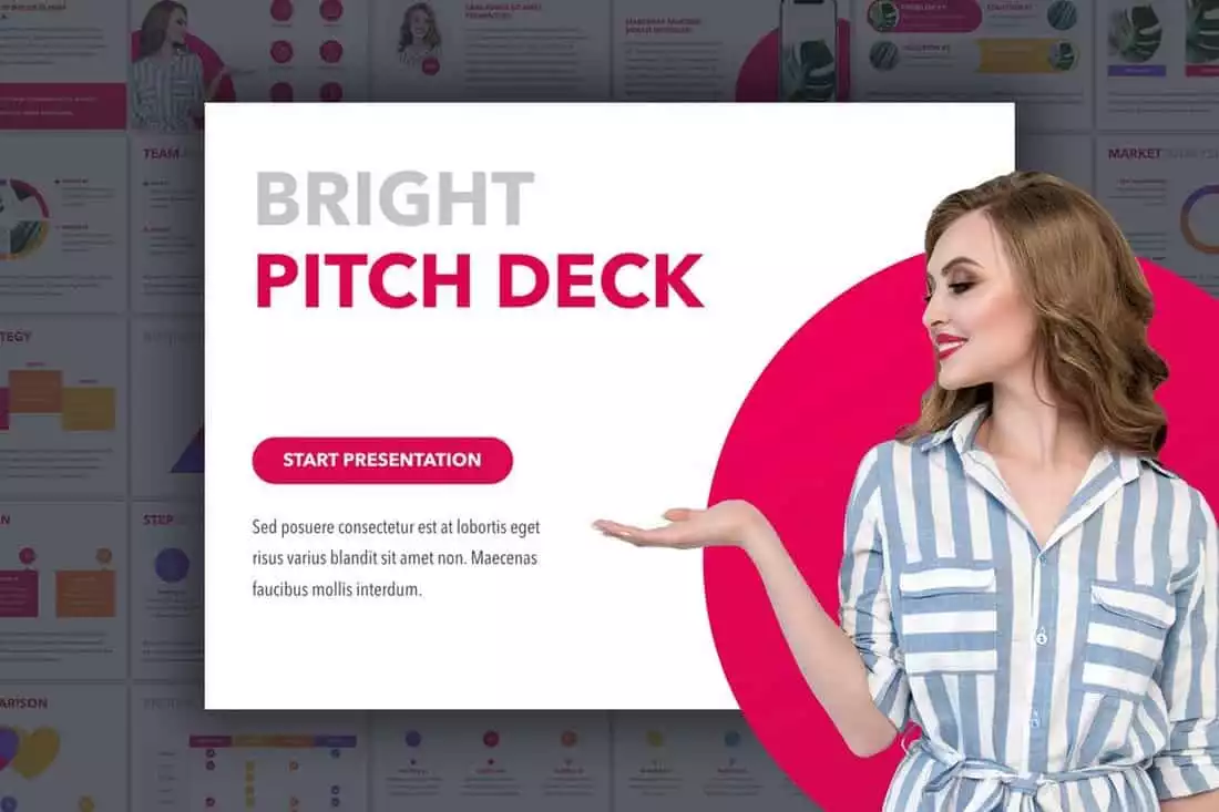 Bright Pitch Deck Template | Design Shack