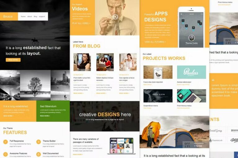20+ Best Business Email Newsletter Templates (With Modern Responsive ...