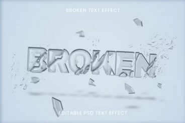 25+ Best Photoshop Glass Effect Templates, Textures & Text Effects ...