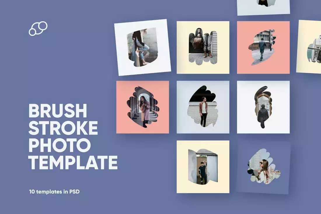Brush Stroke Photo Frame Instagram Templates | Design Shack