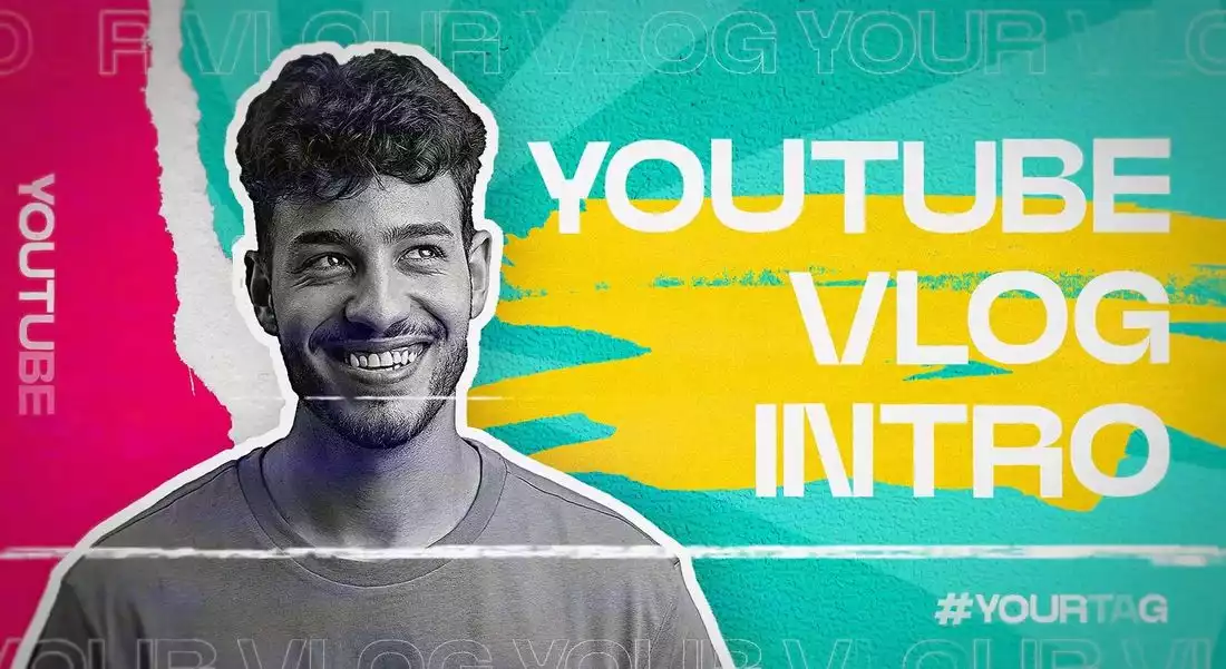 Brush-Style YouTube Vlog Intro for Premiere Pro | Design Shack