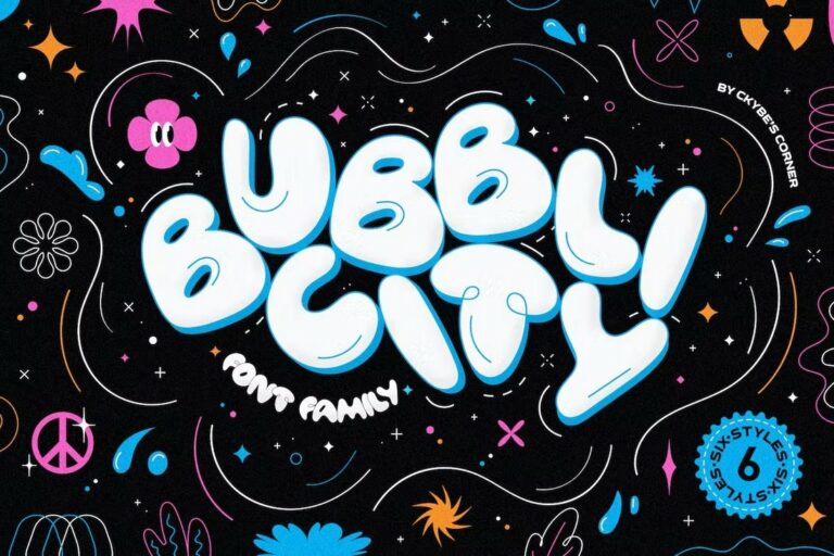 25+ Best Bubble & Balloon Fonts (Free & Premium) | Design Shack