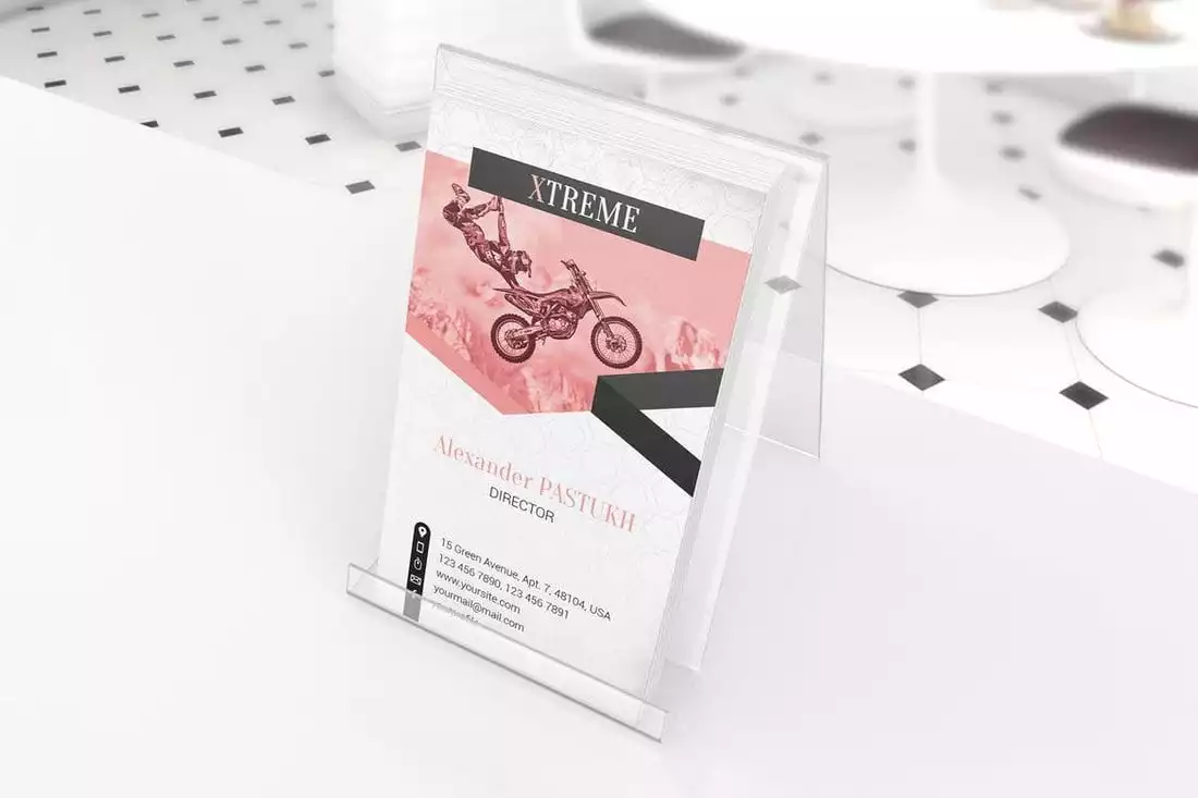 Business Card Mockup Display | Design Shack
