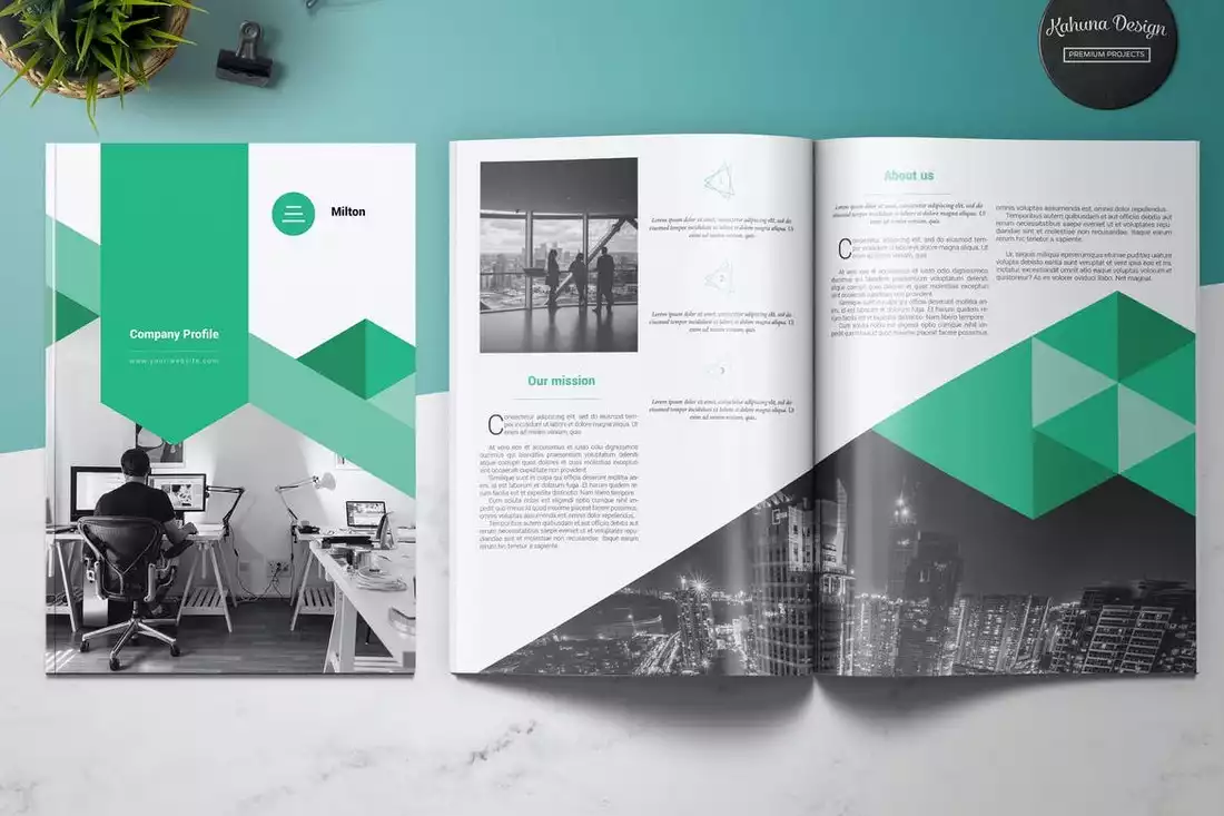 Business & Company Profile Word Template | Design Shack