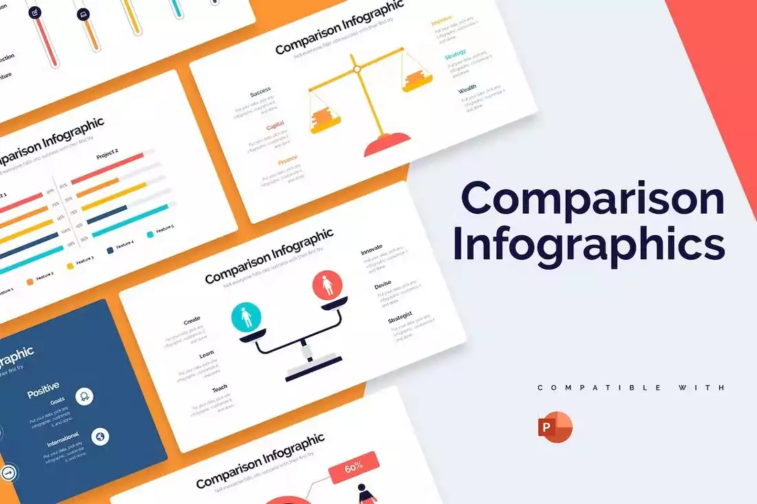 Business Comparison PowerPoint Infographics Template | Design Shack