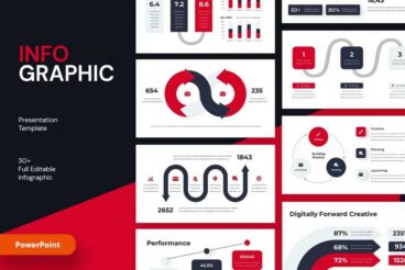 20+ Template PowerPoint Infografis Terbaik (Untuk Presentasi Data ...