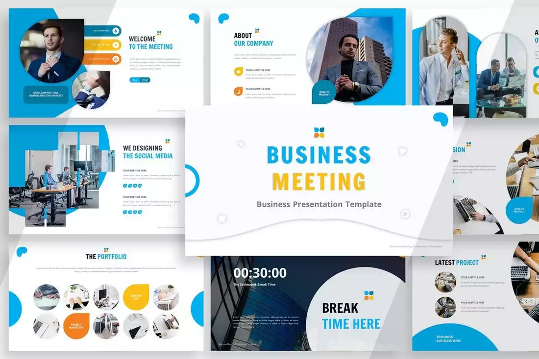Business Meeting PowerPoint Template | Design Shack