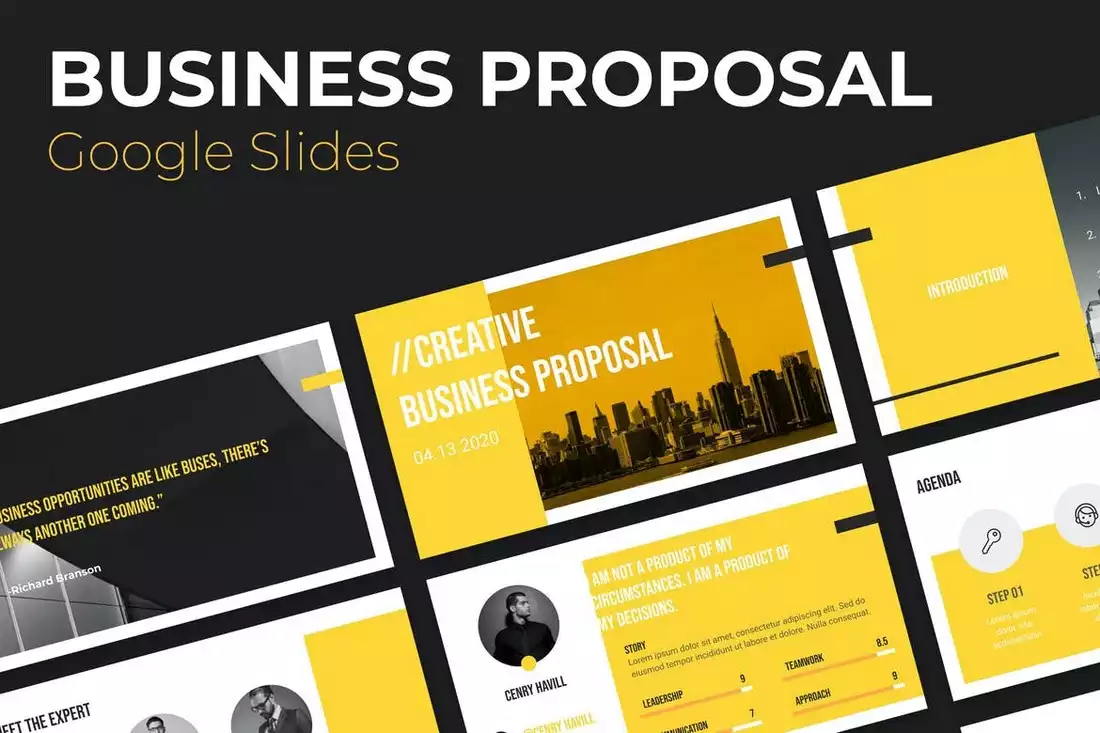 Business Proposal Powerpoint Google Slides Template Design Shack