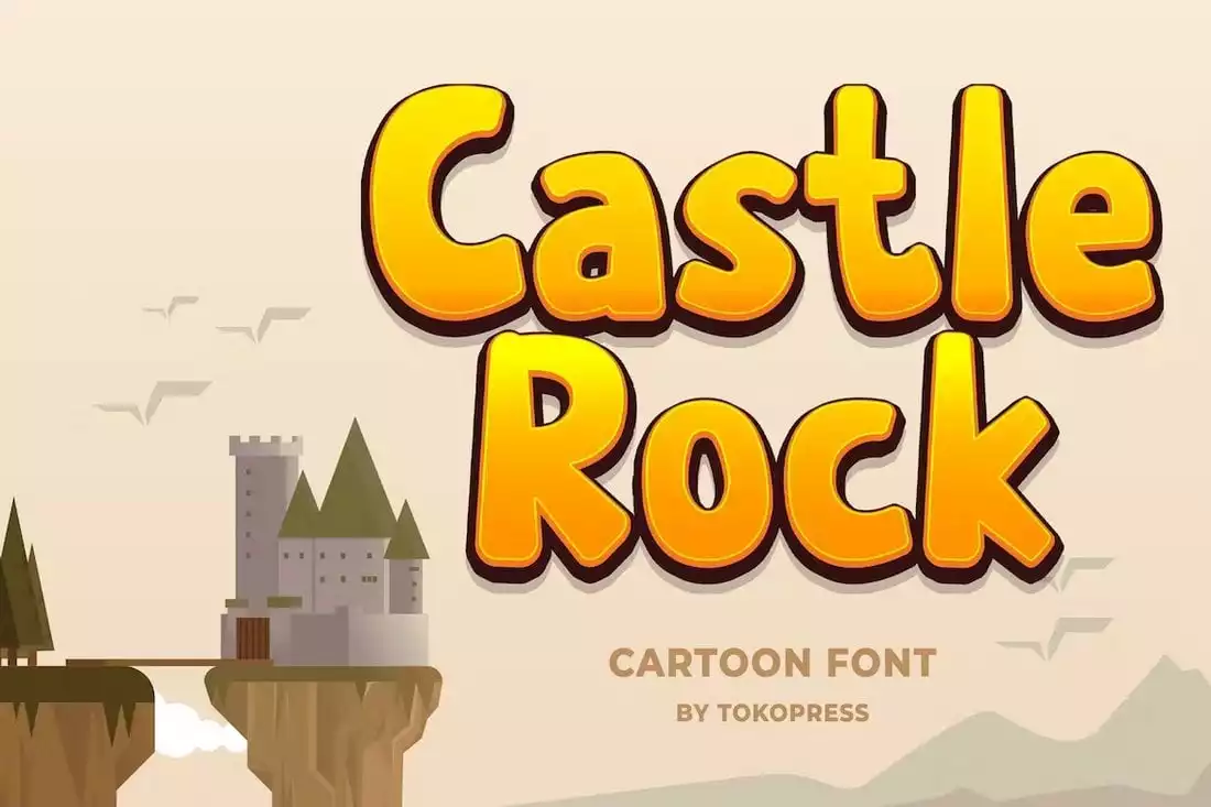 Castle Rock Kids Cartoon Font | Design Shack