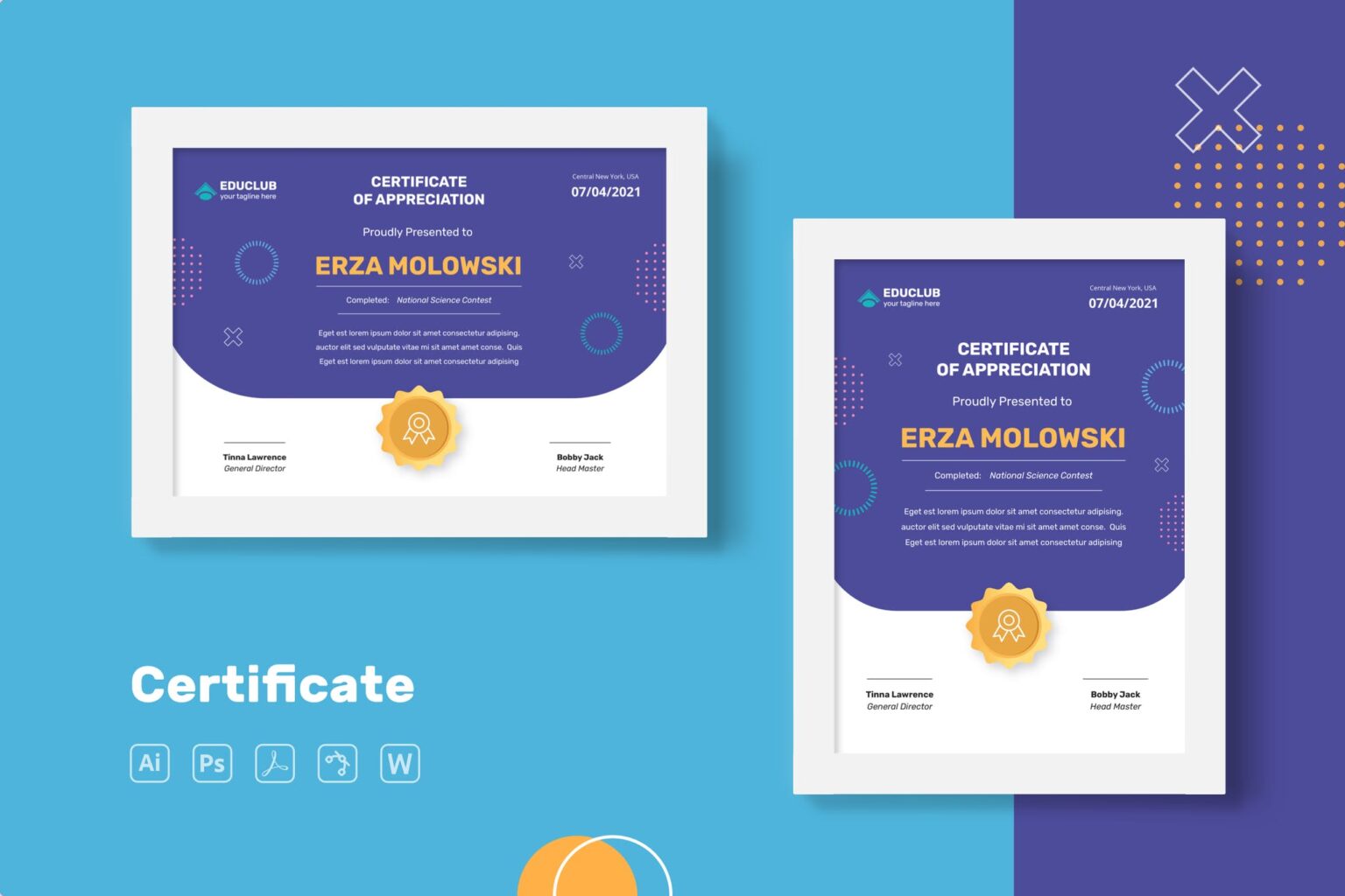 25+ Event Participation & Training Certificate Templates 2025 | Design ...