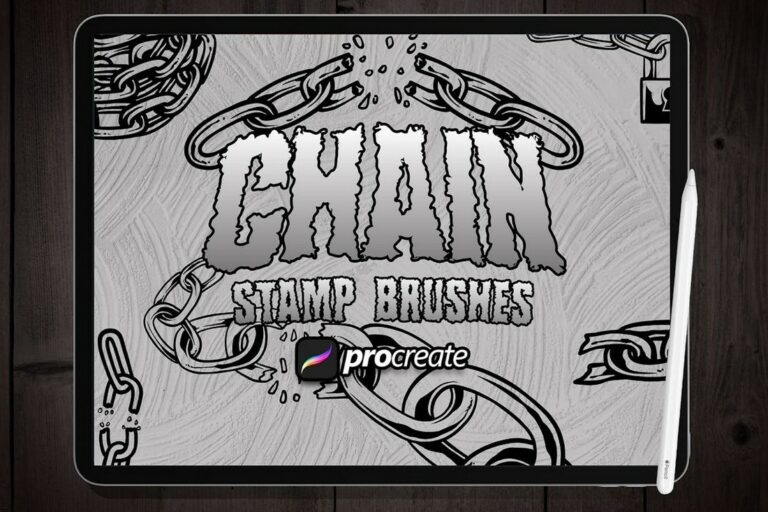 15+ Best Chain Brushes for Procreate & Photoshop (Free & Pro) | Design ...