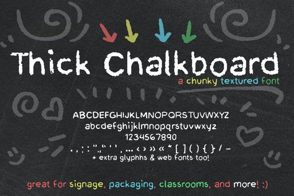20+ Best Chalkboard Fonts 2024 | Design Shack
