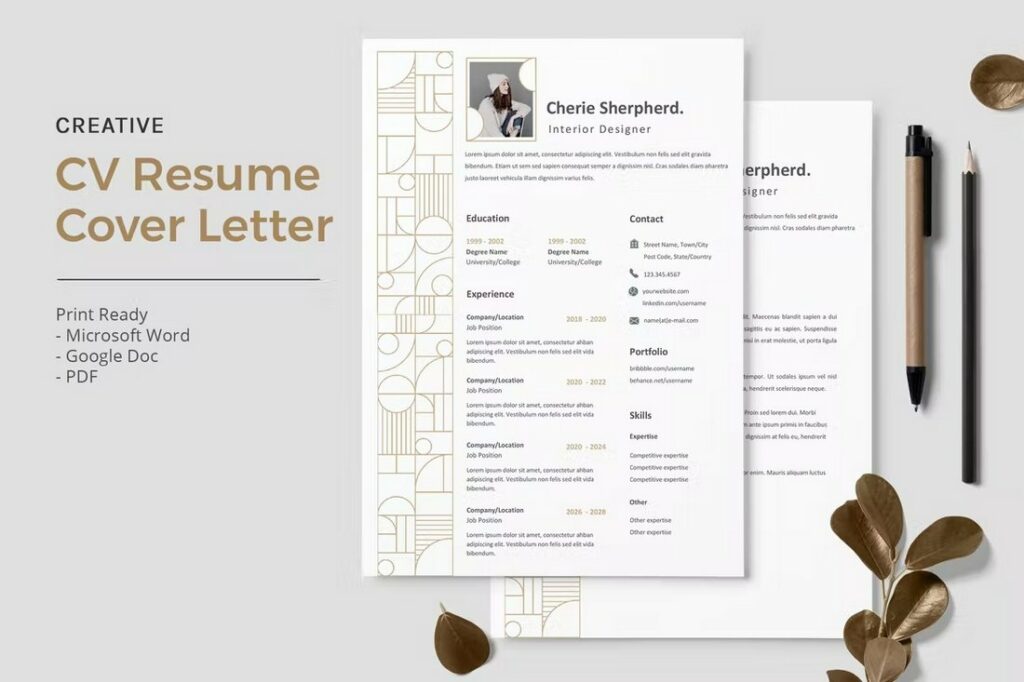 20+ Modern Google Docs Resume Templates 2025 | Design Shack