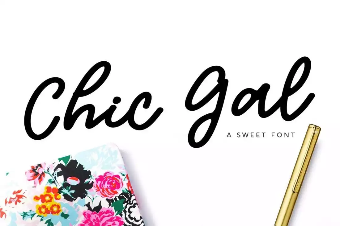 Chic Gal Modern Script Font | Design Shack