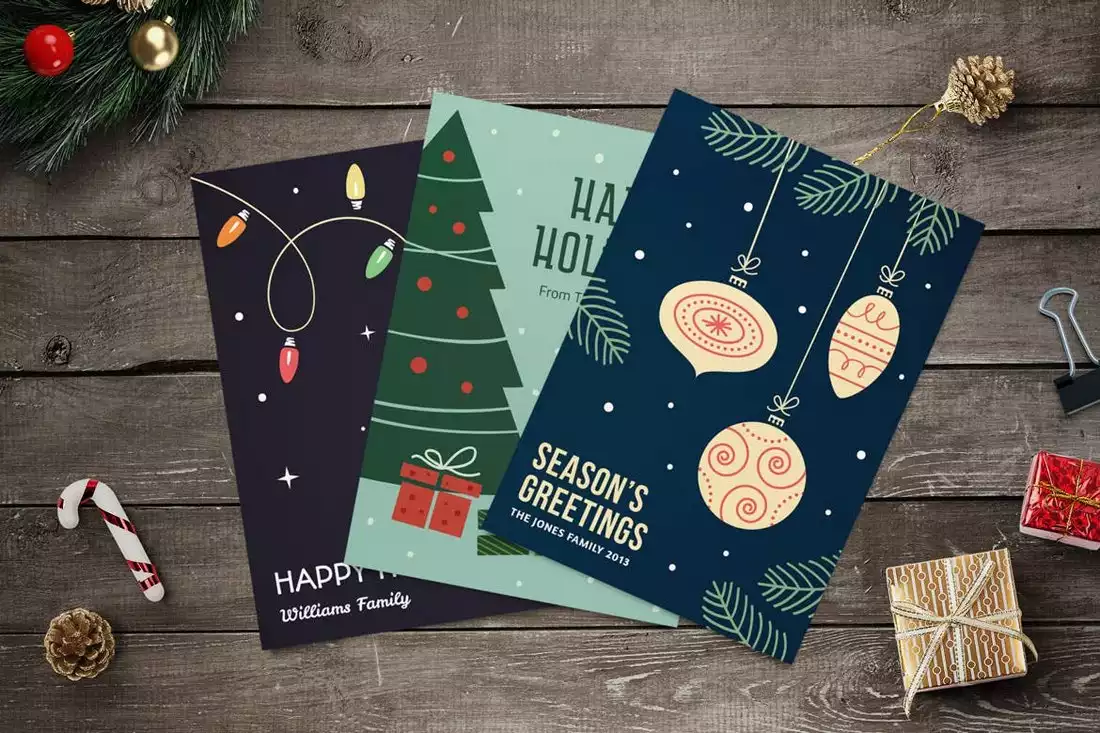 Christmas Cards Templates Collection | Design Shack