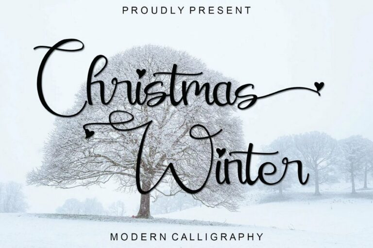 30+ Best Winter, Ice & Snow Fonts (Free & Pro) | Design Shack