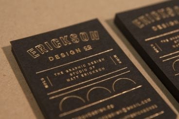 10+ Beautiful Letterpress Business Cards | Design Shack