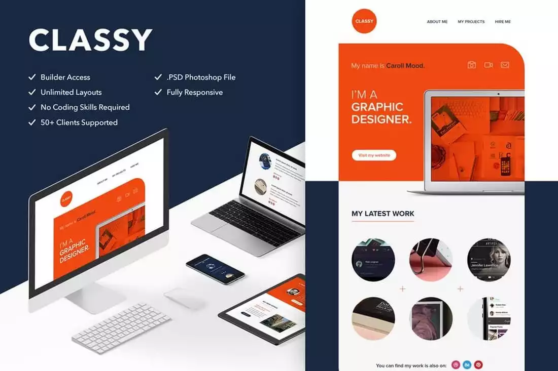 Classy Responsive Email Template for Freelancers | Design Shack