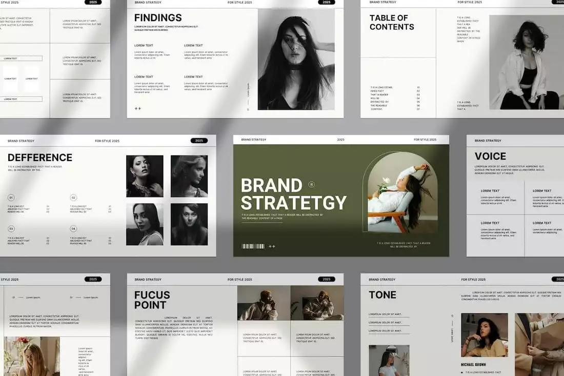 Clean Brand Strategy Presentation Template | Design Shack