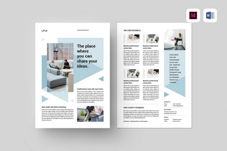 50+ Business Flyer Templates (Word & PSD) | Design Shack