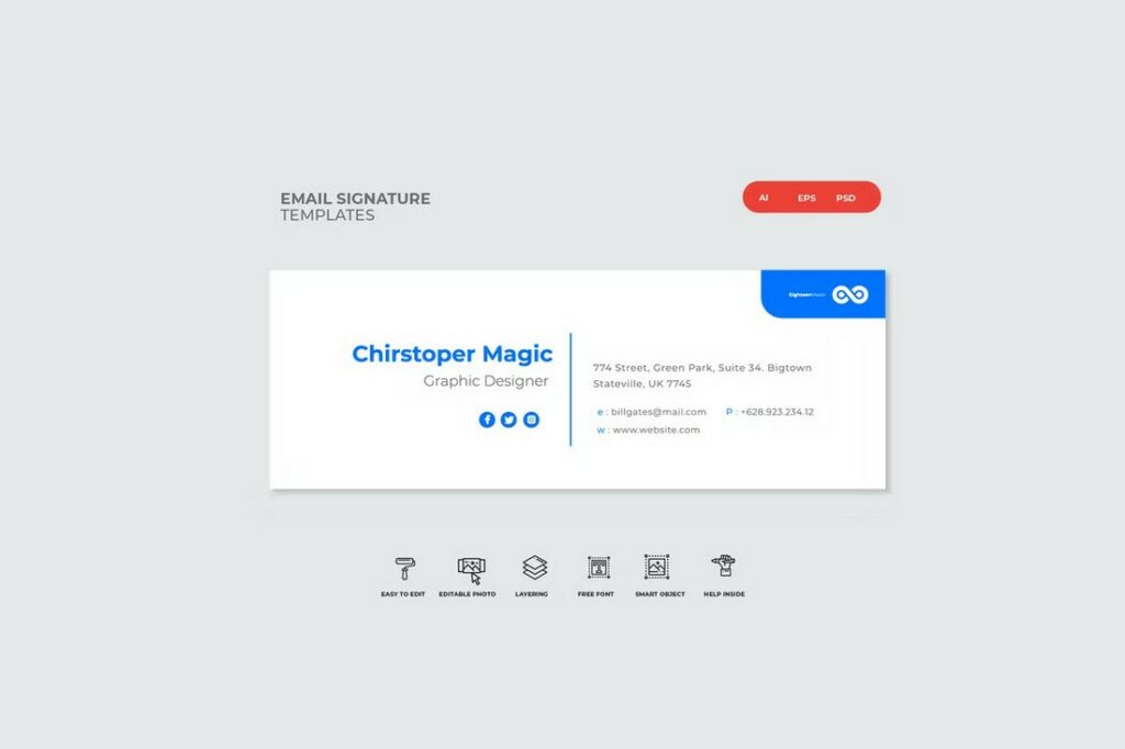 25+ Best Professional Email Footer Signature Templates (+ Free Tips ...