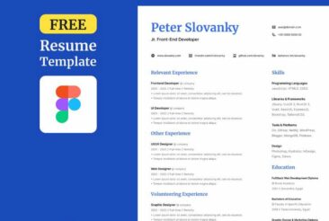 20+ Best Figma Resume & CV Templates | Design Shack