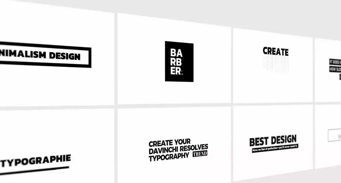 Clean Minimal Title Templates for DaVinci Resolve | Design Shack