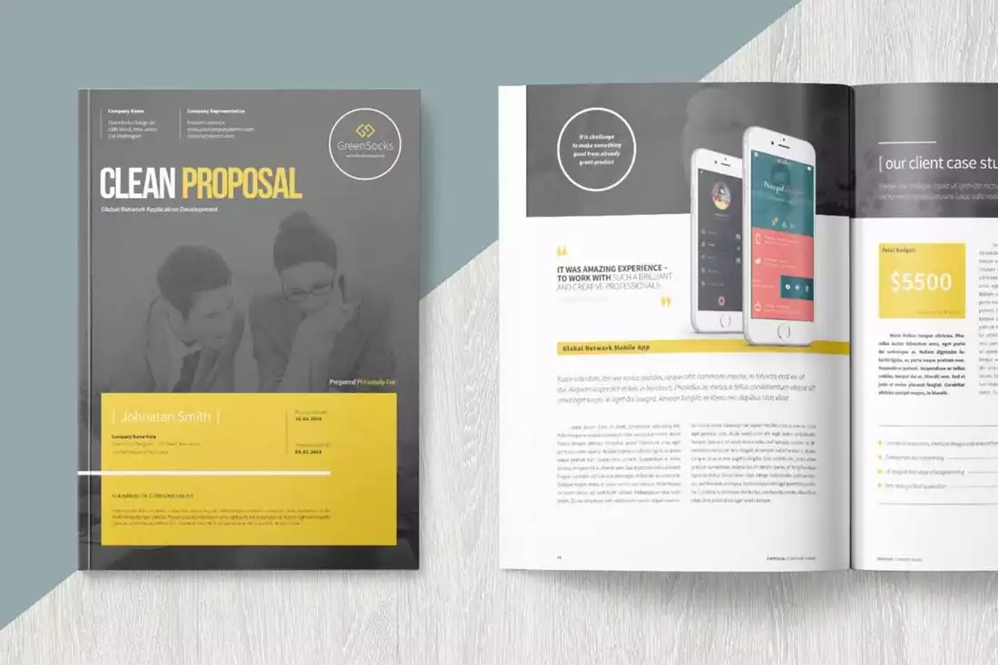 Clean Proposal Template | Design Shack