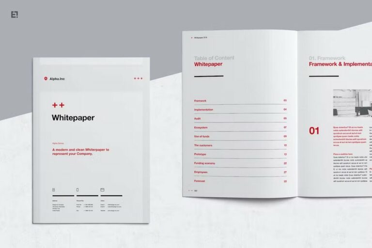 20+ Best White Paper Templates for Word & InDesign | Design Shack