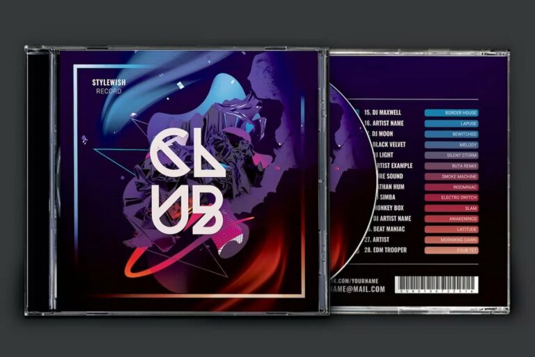 20+ Best CD/DVD Cover & Label Templates | Design Shack