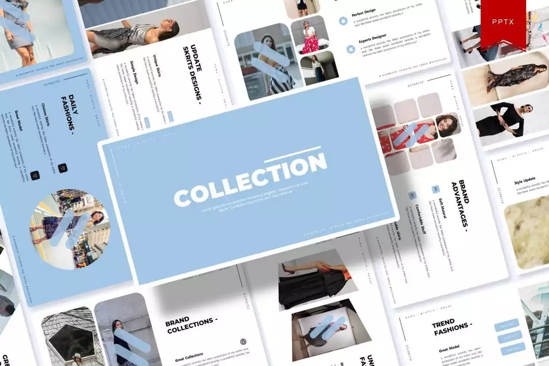 Collection Clean PowerPoint Template | Design Shack