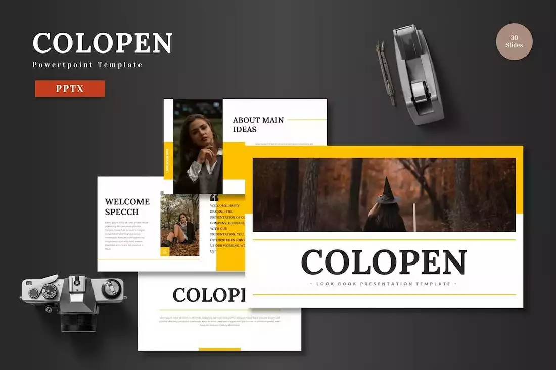 Colopen Animated Creative PowerPoint Template | Design Shack