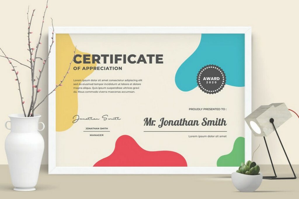 20+ Event Participation & Training Certificate Templates 2021 – Yes Web ...