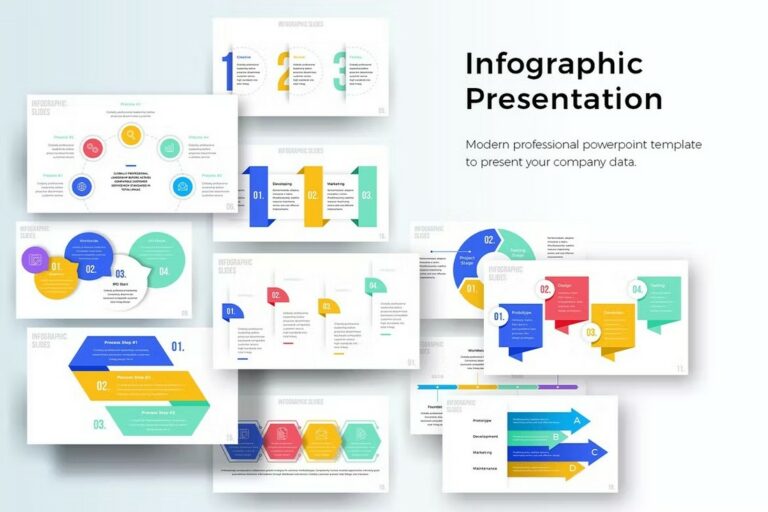 35+ Best Infographic PowerPoint Templates (For Data Presentations ...
