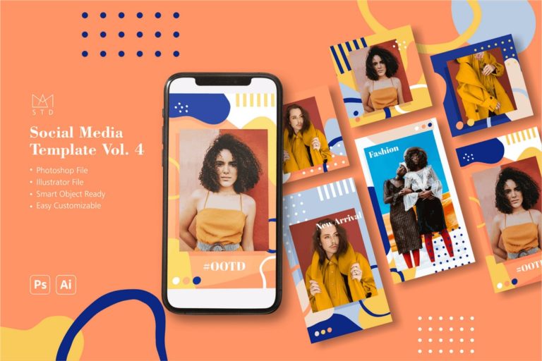 50+ Best Social Media Kit Templates & Graphics 2022 | Design Shack