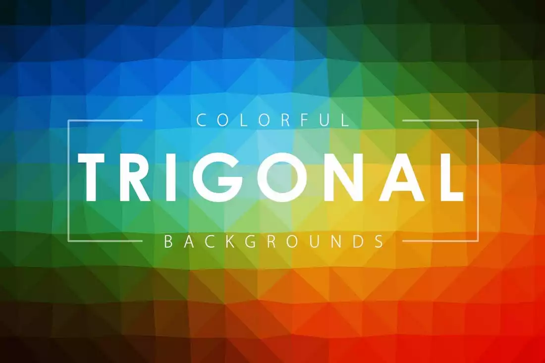 Colorful Trigonal Backgrounds | Design Shack