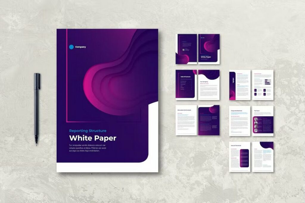 20+ Best White Paper Templates for Word & InDesign