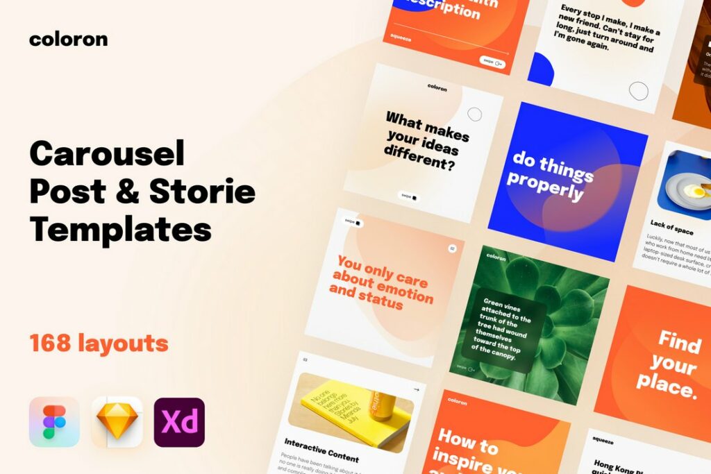 70+ Best Instagram Post & Story Templates 2024 | Design Shack