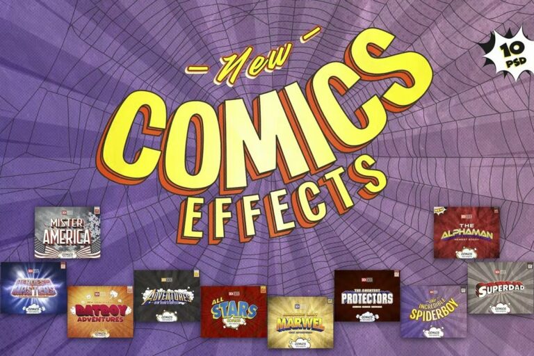 40+ Best Comic Book Style Photoshop Actions (+ Pop Art Actions ...