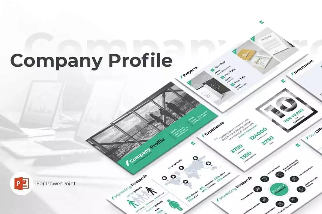 Company Profile PowerPoint Template | Design Shack