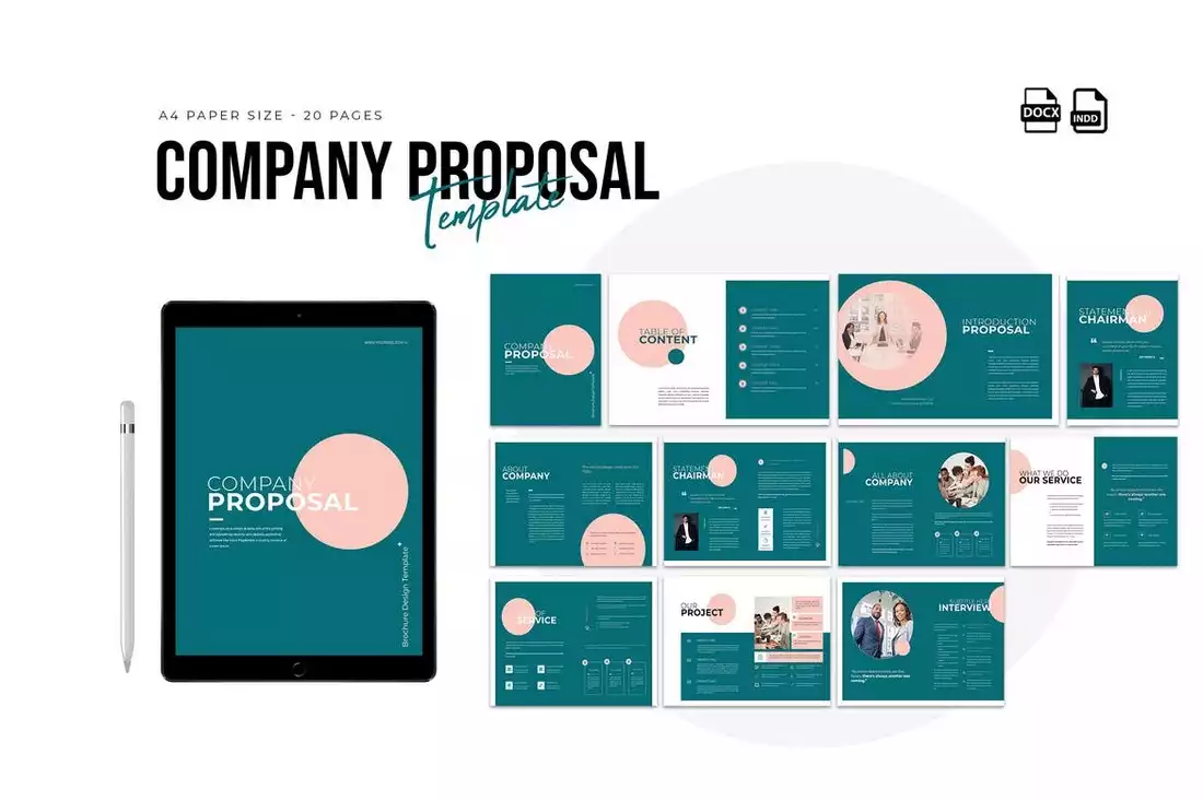 Company Profile & Proposal Word Template | Design Shack