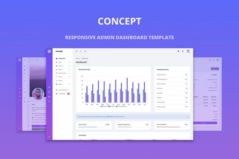 40+ Best Bootstrap Admin Templates of 2025 | Design Shack
