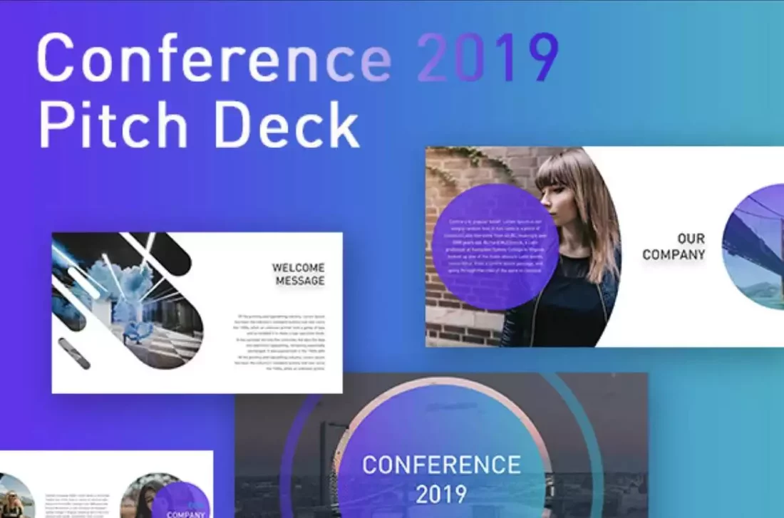 Conference Pitch Deck Template | Design Shack