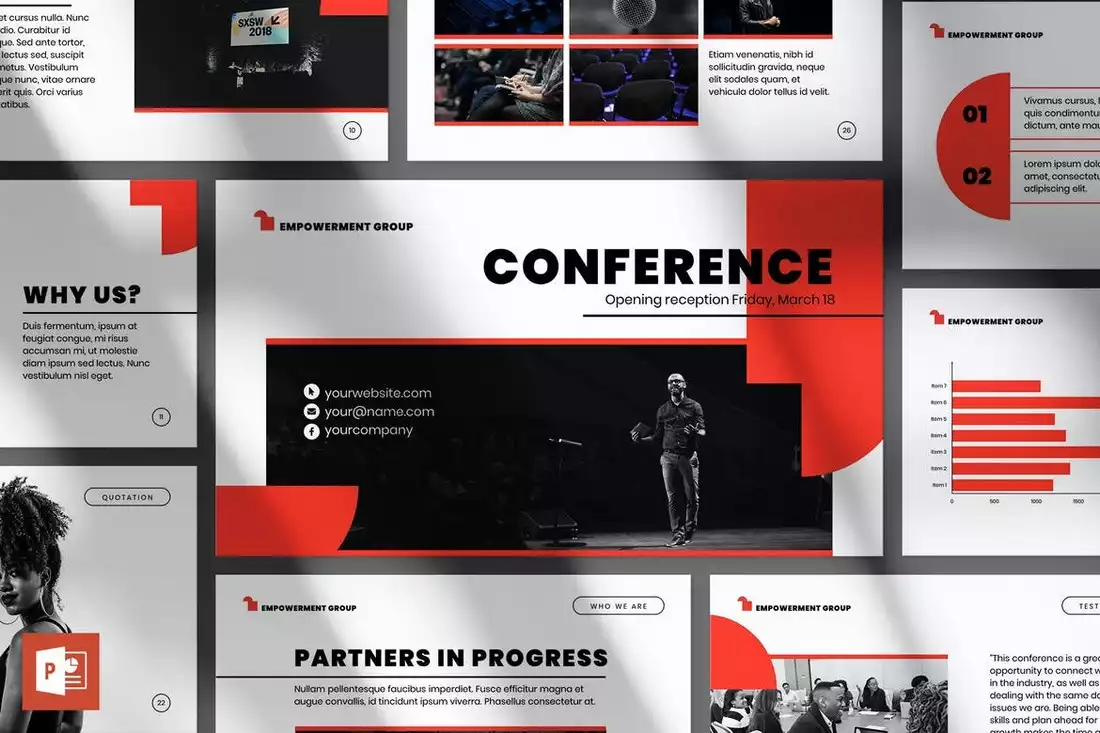 Conference PowerPoint Presentation Template | Design Shack