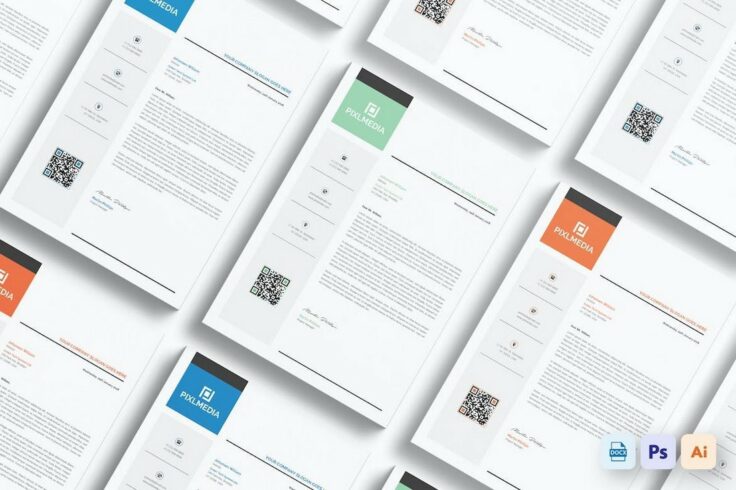 30+ Best Microsoft Word Letterhead Templates (+ Letterhead Design Tips ...