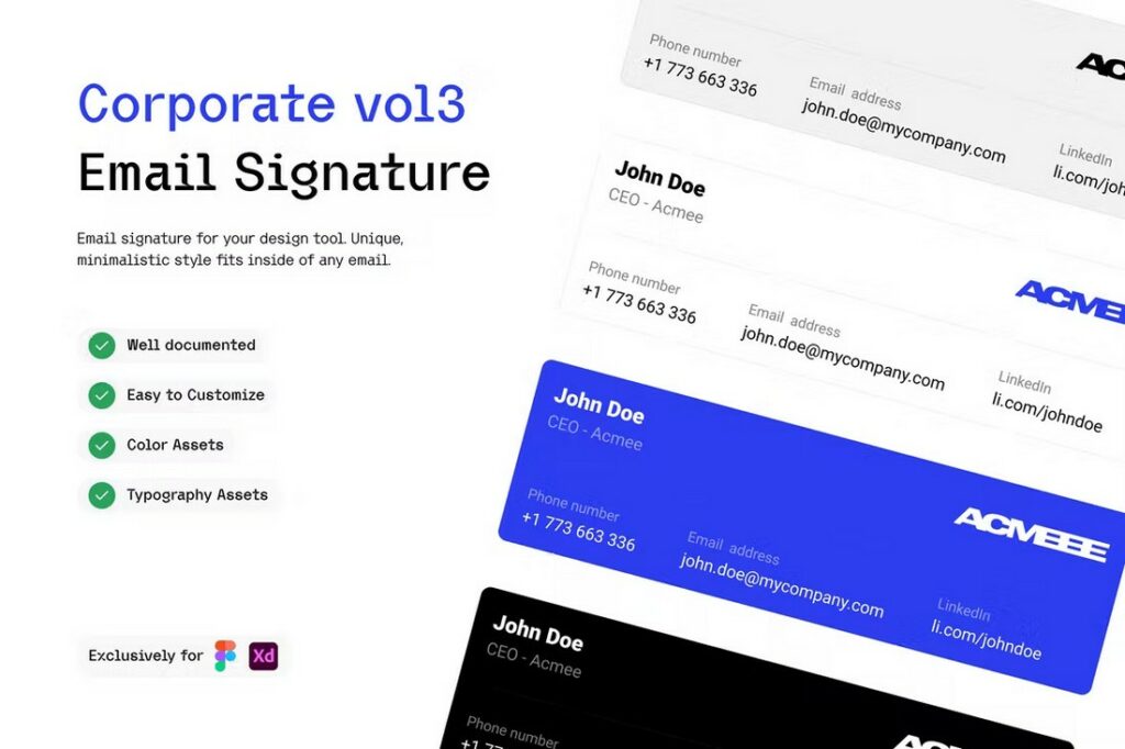 20+ Template Tanda Tangan Email Footer Profesional Terbaik (+ Tips ...