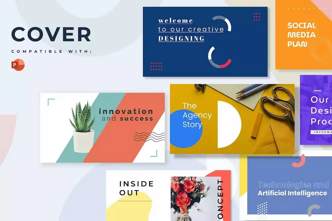 Cover Modern Animated PowerPoint Template | Design Shack