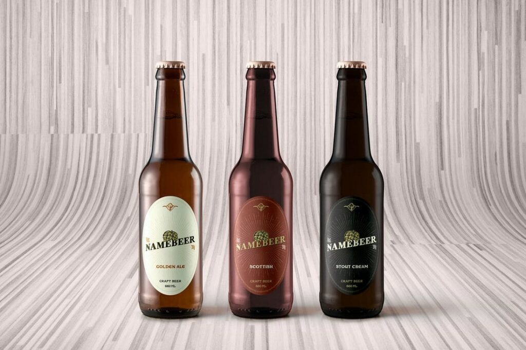 25+ Templat Desain Label Minuman & Makanan 2024 - desainae.com